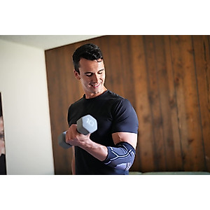 Kunto Fitness Elbow Brace Compression Support Sleeve for Tendonitis, Tennis Elbow, Golf Elbow Treatment - Reduce Joint Pain During Any Activity!