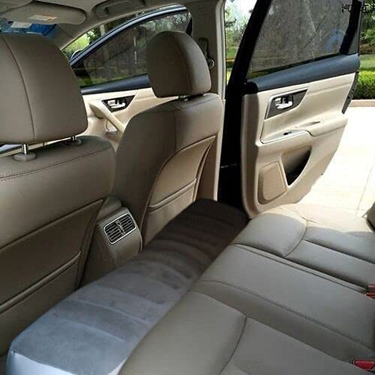 Berocia Car Air Mattress Back Seat Gap Pad Fill Extender Mattress for SUV Dogs Kids Adults Travel Bed Cushion Camping Air Couch Sleeping Rest Inflation Bed