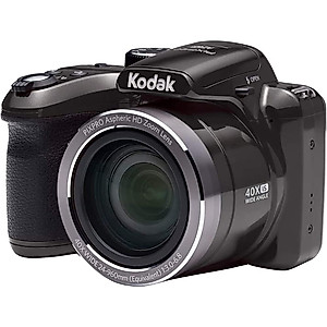 Kodak PIXPRO AZ401 16MP Digital Camera 3" LCD (Black) Bundle with Lexar Professional 633x 32GB SDHC UHS-1 Class 10 Memory Card