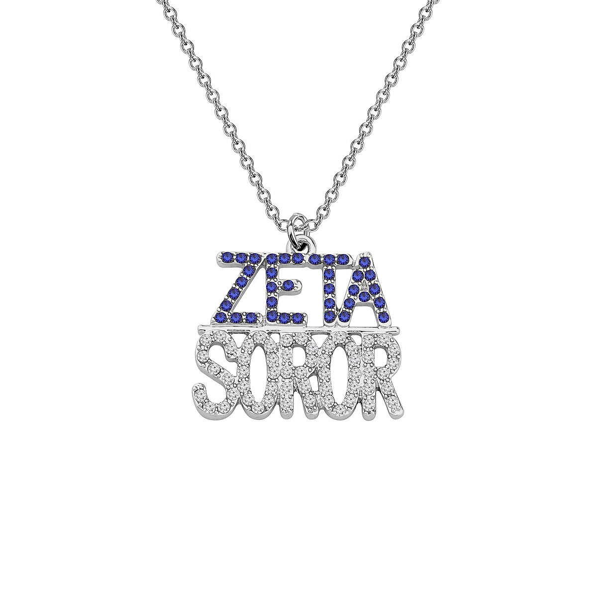 CENWA Sorority Zeta Soror Necklace 1920 Greek Sorority Jewelry Gift (Zeta Soror N)