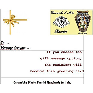 CERAMICHE D'ARTE PARRINI - Italian Ceramic Pottery Bottle Cups Limoncello Liqueur Pattern Lemons Hand Painted Made in ITALY Tuscan Store