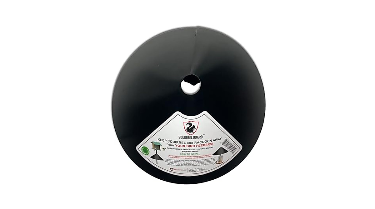Predator Guard: Squirrel & Raccoon Proof Bird Feeder Baffle