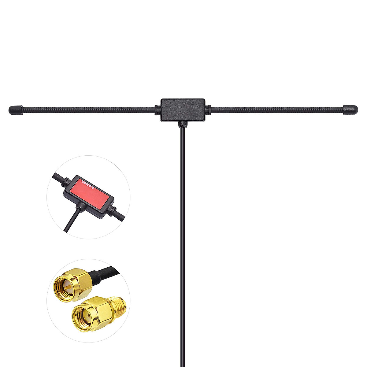 Bingfu 4G LTE SMA Male Antenna 4G LTE Cellular Adhesive Mount Dipole Antenna Compatible with 4G LTE Wireless Router Cellular Trail Camera Game Camera Outdoor Security Camera