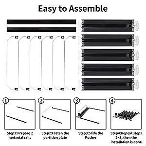 Soda Can Drink Organizer for Fridge, Automatic Smooth and Fast Pusher Glide, Width Adjustable, 12oz 16oz 20oz Drink Organizer for Fridge-Holds up to 15 Cans (3 Row,14.9 Inch)