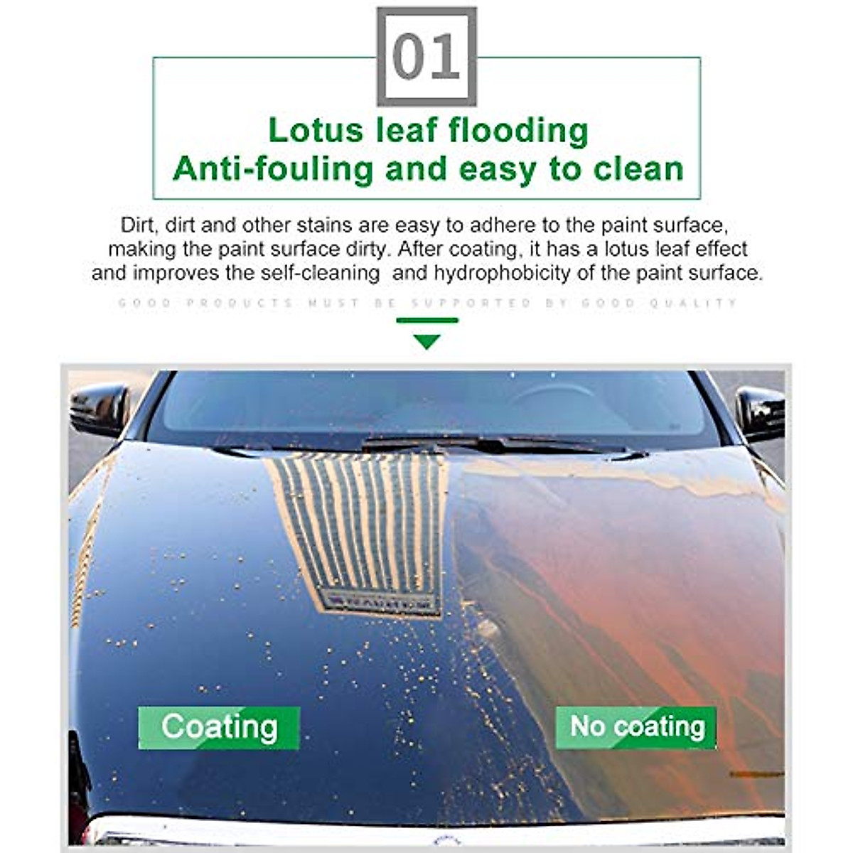 Malcm 2022 Nano Ceramic Coated Spray, Ultimate Ceramic Coating Spray - Washless Car Polish Super Hydrophobic Polish & Polymer Paint Sealer Details-300ML