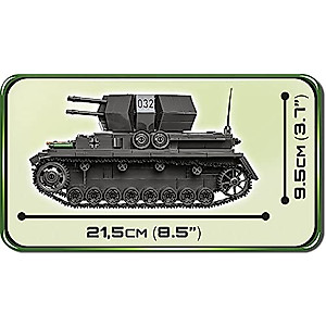 590 Pcs Historical Collection WWII /2548/ Flakpanzer Iv Wirbelwind