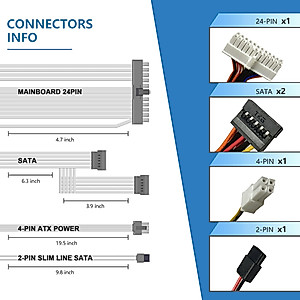 POINWER H240AS-01 H240AS-00 L240AS-00 2TXYM 3WN11 240W Optiplex 7010 SFF Power Supply for Dell Optiplex 390 790 960 990 3010 9010 Small Form Factor Systems CCCVC 3RK5T ac240as-00 D240ES-00