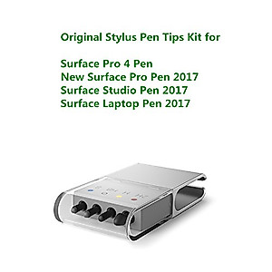 Zodiac Surface Stylus Pen Kit Refill 2H H HB B Tips Replacement for Microsoft Surface Pro 9 8 X 7 6 5 4 Series/Surface Book 1 2 3 / Surface Pro Go Studio Laptop Touch Stylus Pen