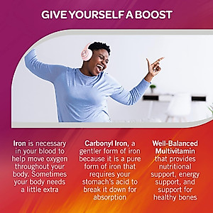 Geritol Liquid Energy Support, High Potency B-Vitamin & Iron Liquid Supplement, 12 Fl Oz (Pack of 3)