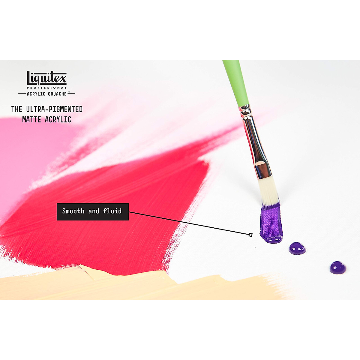 Liquitex Professional Acrylic Gouache, 2-oz (59ml) Bottle, Titanium White