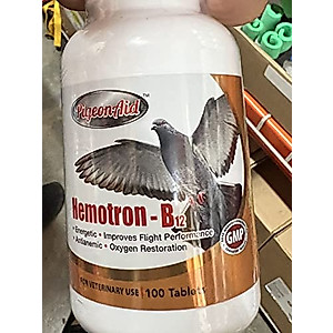 Hemotron B-12 Pigeons 100 Tablet para Palomas