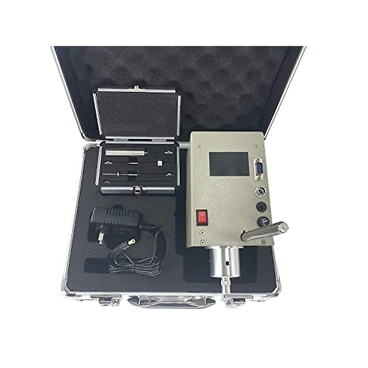 VTSYIQI Rotational Viscometer Liquid Viscometer Digital Rotational Viscosity Meter Fluidimeter Tester with 1~100000mPa.s #1#2#3#4 Rotors 1~100000mPa.s RS232 Interface Display