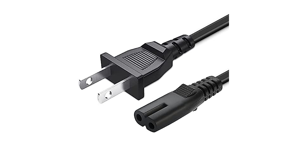 10Ft AC Power Cord for Mini Fridges & Devices | Durable & Universal