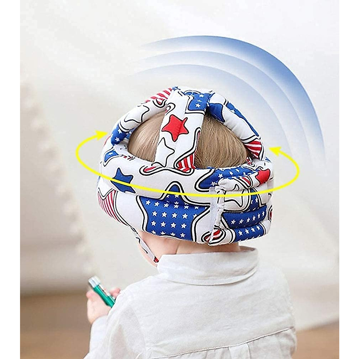 Blueice Baby Infant Toddler Children no Bumps Safety Helmet Head Cushion (Green) blue-101