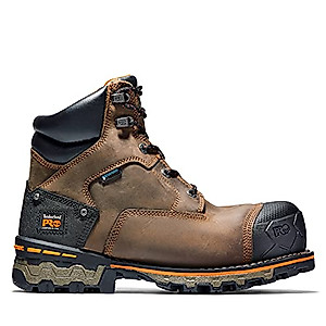 Timberland PRO Men's Boondock 6 Inch Composite Safety Toe Waterproof Industrial Work Boot, Brown, 10