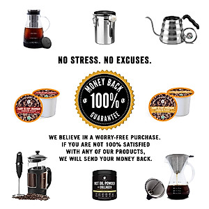 Bean Envy Coffee Canister - 22.5 oz Coffee Storage Container and Organizer w/ Stainless Steel Scoop, Date Tracker & Co2-Release Valve - Essential Coffee Accessories, Blue