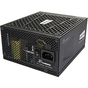 Seasonic PRIME 1000 Platinum SSR-1000PD 1000W 80+ Platinum ATX12V & EPS12V Full Modular 135mm FDB Fan Power On Self Tester Power Supply