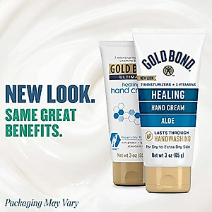 Gold Bond Ultimate Healing Hand Cream, 3 oz., Lasts Through Handwashing