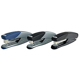 Rexel Torador Full Strip Stapler, 25 Sheet Capacity, Metal Body, Silver and Black, 2101202