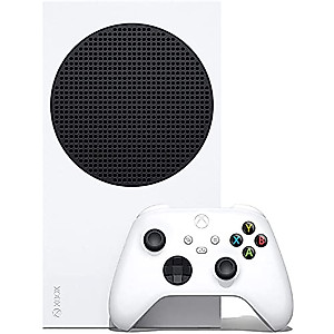 Microsoft Xbox Series S 512GB Game All-Digital Console, One Xbox Wireless Controller, 1440p Gaming Resolution, 4K Streaming Media Playback, 3D Sound, WiFi_White
