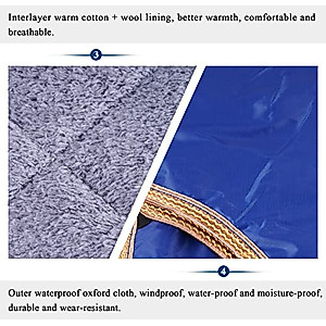 2 of Calf Blanket Winter Adjustable Calf Coat Waterproof Oxford Fabric with Belly Band for Farm Livestock