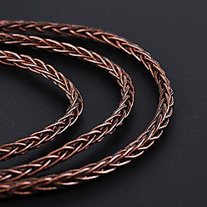 YINYOO MMCX Cable 8 Cores Silver Plated Copper IEM Cable Upgraded Earphones Replacement Cable with mmcx for Shure SE215/SE425/SE535/SE846/AONIC 215/AONIC 3/AONIC4/AONIC5 UE UE900 WESTONE W40/W60/B50