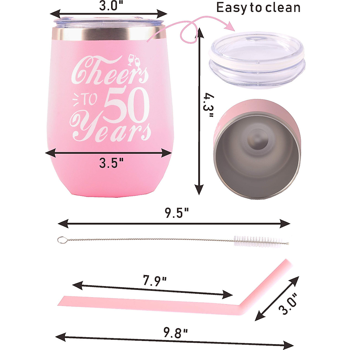 MEANT2TOBE 50th Birthday Gifts for Women,50th Birthday Decorations for Women.