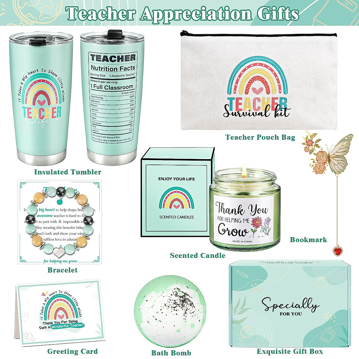 POMINEL Teacher Appreciation Gifts, Teacher Gifts for Women