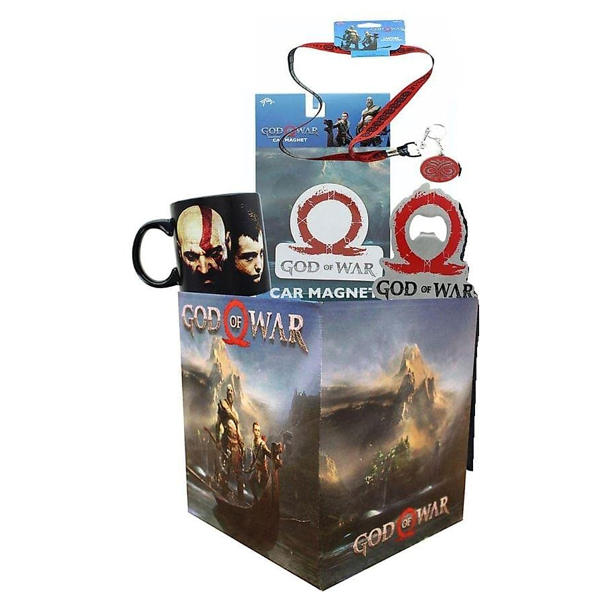 Toynk God of War Collectible | Looksee Collector's Box | Mug | Lanyard