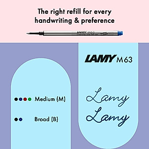 Lamy AL-star black purple - Rollerball Pen pen with transparent, ergonomic grip & line width M - lightweight aluminum body - including rollerball refill M 63 in black