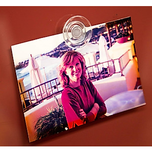 Clear Button Magnets for Glass Boards and Magnetic Whiteboards, Refrigerators, Cabinets - 6 Pack