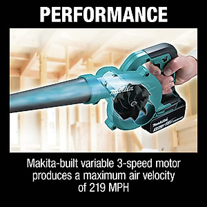 Makita XBU05ST1 18V LXT® Lithium-Ion Cordless Blower Kit (5.0Ah) Teal