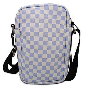 Disney Bag, Crossbody, Fab 4 Back Side Pose, Checkered, Vegan Leather