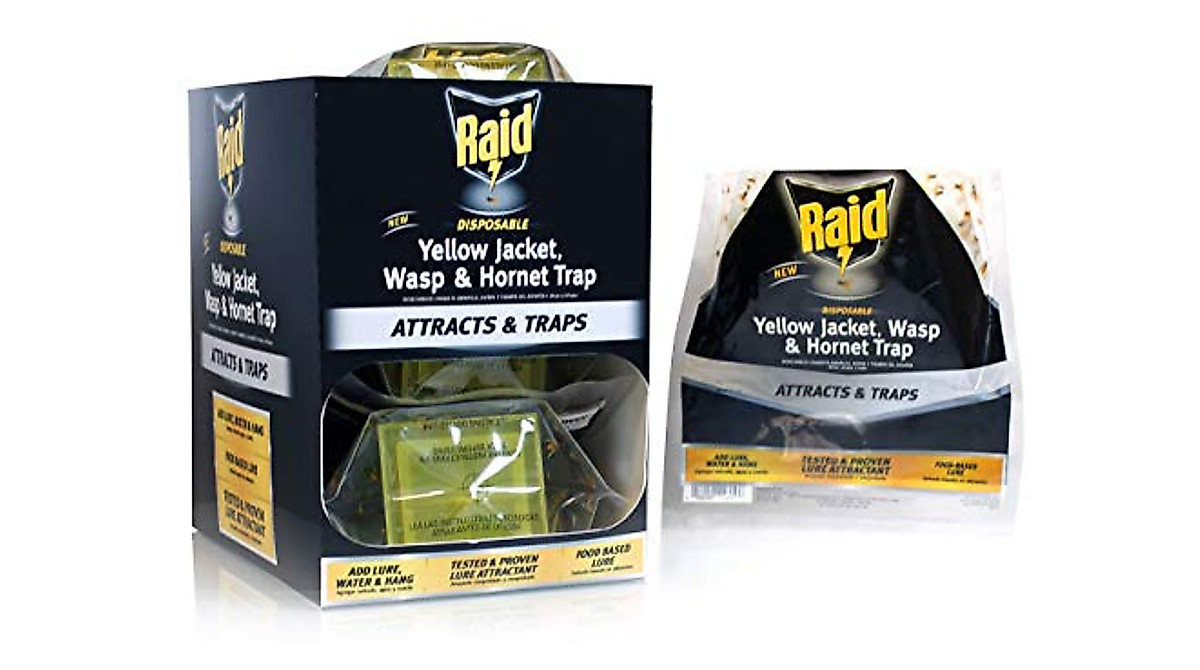 Effective Raid Wasp Trap (3-Pack) for Your Outdoor Needs