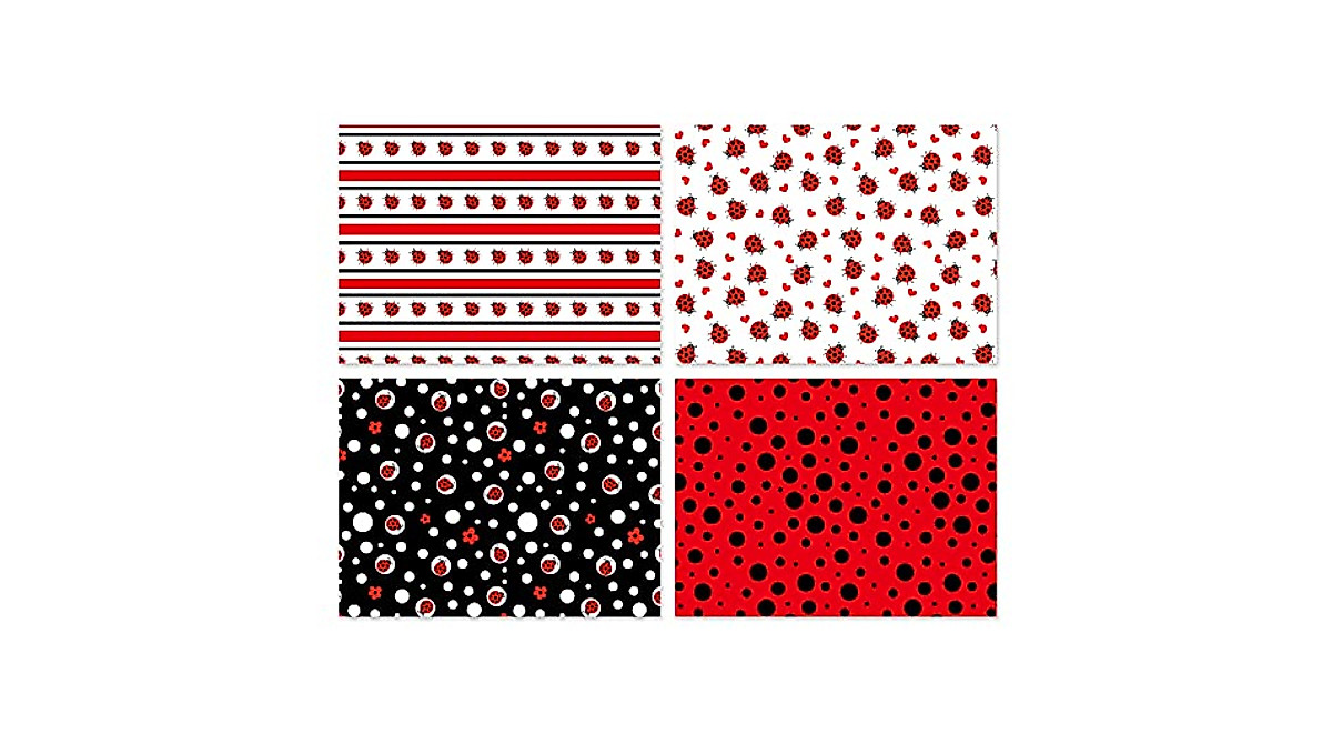 Lide Road Ladybug Wrapping Paper - Perfect for Birthdays