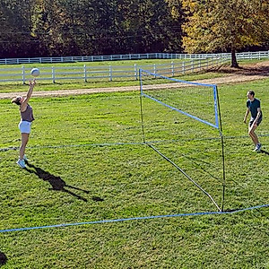 Freestanding Indoor/Outdoor Volleyball Net (32 Feet)
