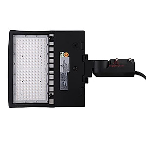 RuggedGrade High Voltage 277-480V - 150 Watt LED NextGen III Parking Lot Lights - 21,000 Lumen - 5000K - Slip fit Mount - Black - No Photocell