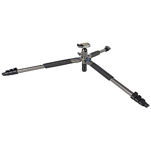 SLIK Sprint PRO III Travel Tripod w/SBH-100 Ball Head for Mirrorless/DSLR Sony Nikon Canon Fuji Cameras and More - Gun Metal Finish (611-892)