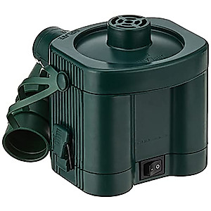 Texsport Battery Powered Air Pump for Recreational Inflatables,Green