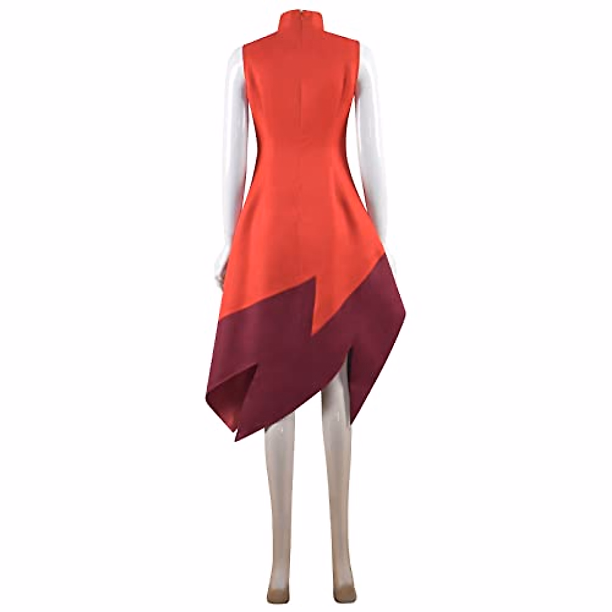 Jannoyra Luz Noceda Cosplay The Owl House Eda Dress Uniform Outfits Women Girls Owl House Halloween Red Skirt Suit Full Set (Medium, Eda Suit)