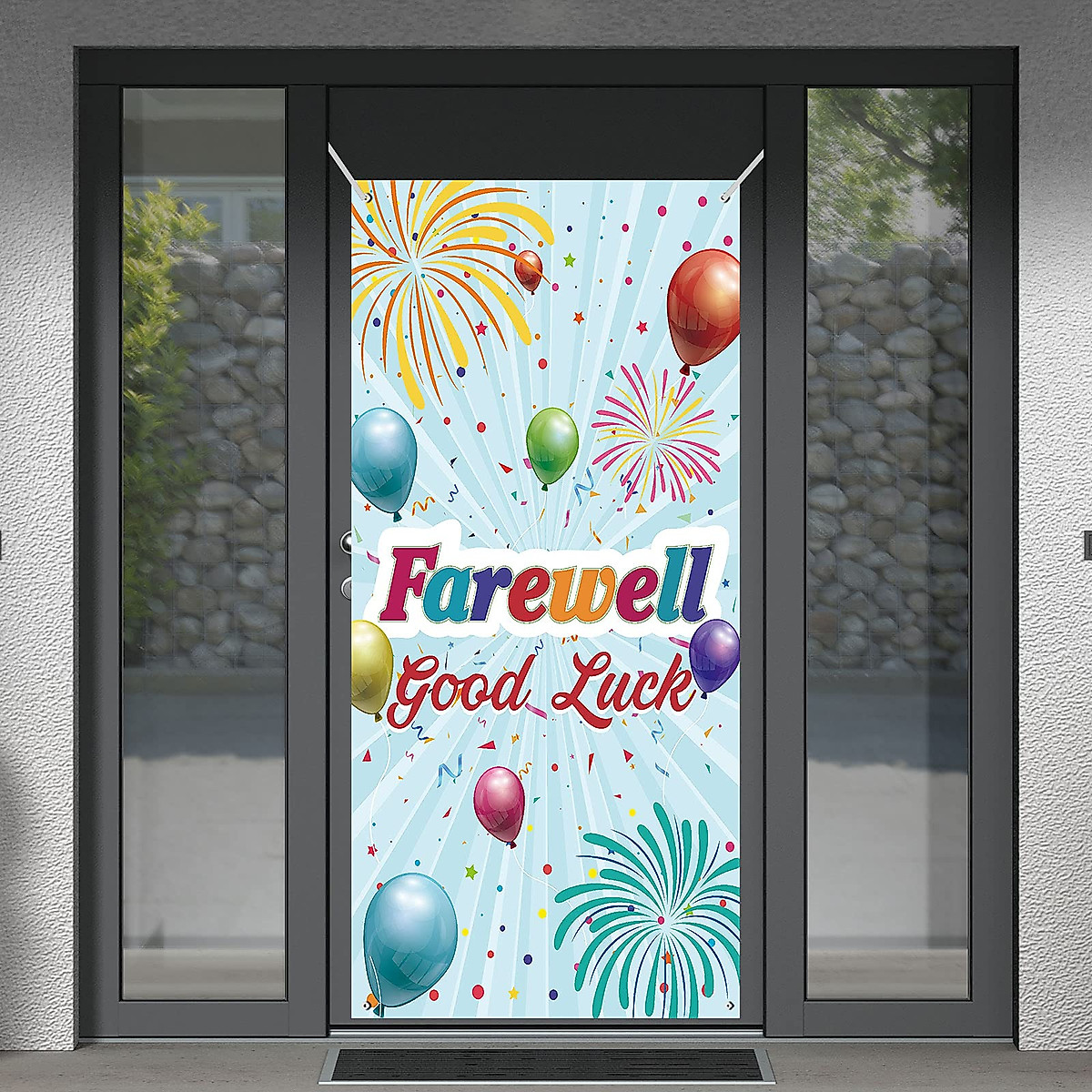Dill-Dall Farewell Good Luck Door Banner, Farewell Backdrop Banner, Going Away Party / Retirement / Graduation / Moving / Job Changing Party Background Banner