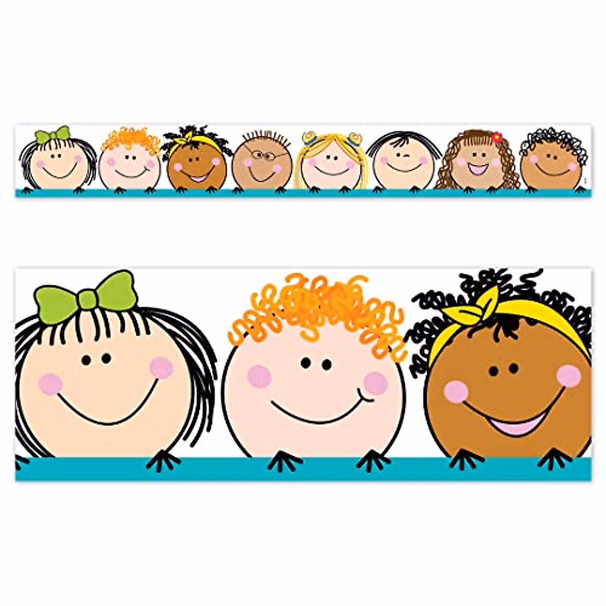 CTP Stick Kids EZ Border for Classroom Bulletin Board Border for Classroom (Creative Teaching Press 10671)