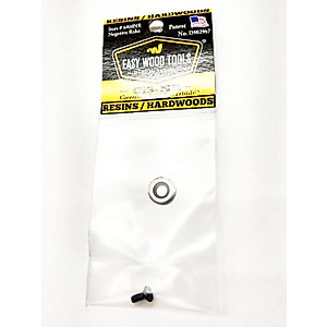 Authentic Easy Wood Tools Ci3-NR (6400NR) Patented Negative Rake Round Replacement Carbide Cutter fits Our Easy Start, Mini & Mid-Size Finishers and Full & Pro-Size Hollower Woodturning Tools