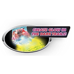 Mindscope Twister Tracks Trax 360 Loop 13' (feet) of Neon Glow in The Dark Track with One LED Light-Up Race Series Car