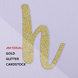 ENILSA Woohoo You Did It Banner, We are So Proud of You, Congrats Grad 2024, 2024 Graduation Party Decorations, Gold Gold Glitter.(Pre-Assembly)