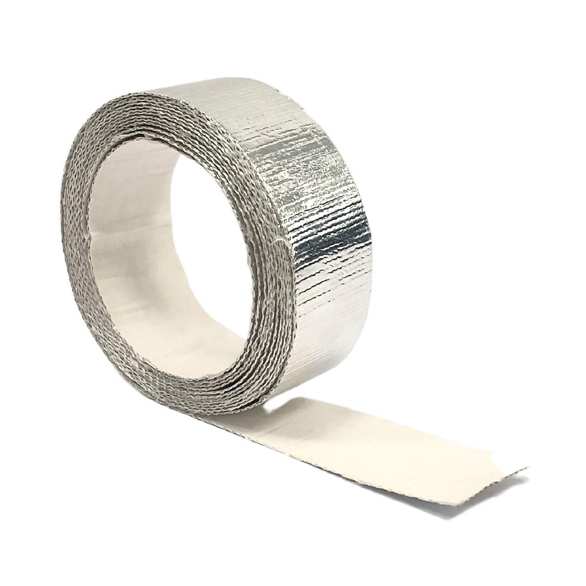Newtex High Heat Resistant Tape - Extreme Temperature Aluminum Foil Z-Flex Tape - Pressure Sensitive Adhesive Ducting, Insulation, Reflective Heat Barrier Tape Roll (2" x 25')
