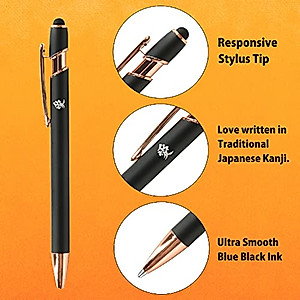 ILMILY Pilot Japan Gel Ink Ballpoint Pen Color Two Color 6 Ballpoint Pens That Change Color When Rubbed 0.4mm LIL-25S4-6C With Original Stylus Ballpoint Touch Pen