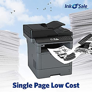 INK E-SALE TN850 Compatible Toner Cartridge Replacement for Brother TN 850 TN 820 use for DCP-L5650DN HL-L6200DW HL-L6400DWT MFC-L6750DW MFC-L6800DW MFC-L6900DW (4 Pack Black, Upgraded Version)