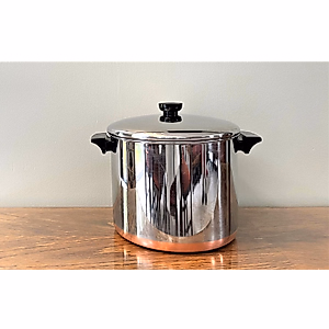 Revere Ware 8 Quart Qt. Copper Bottom Stockpot Stock Pot