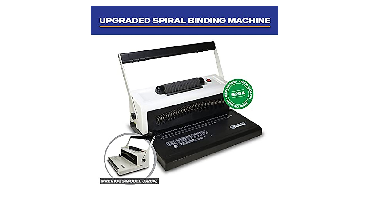 PrintFinish S25A Coil Binding Machine | Electric Inserter